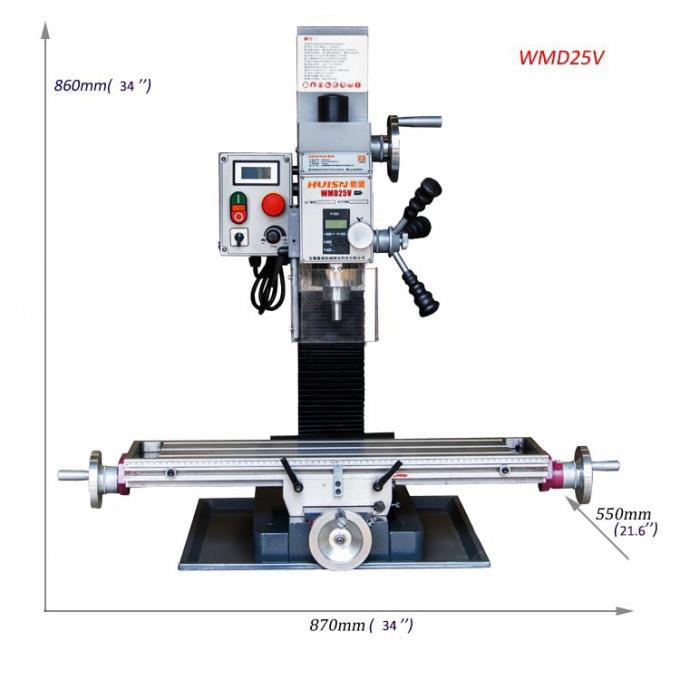 HUISN WMD25V Drilling and Milling Machine