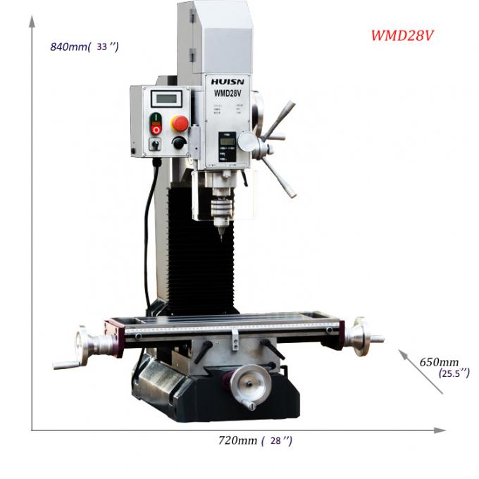HUISN WMD25V Drilling and Milling Machine