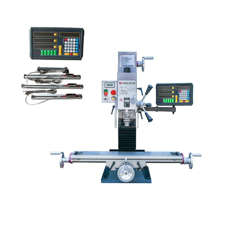 HUISN WMD30VB Column Metal Milling Machine Metal Milling MachMini ...